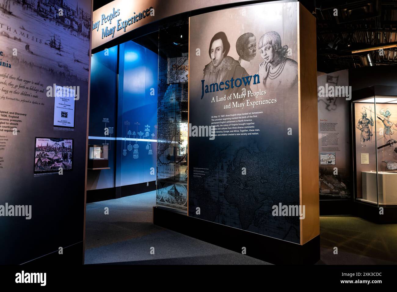 Jamestown A Land Of Many Peoples Exhibit Jamestown Virginia ...