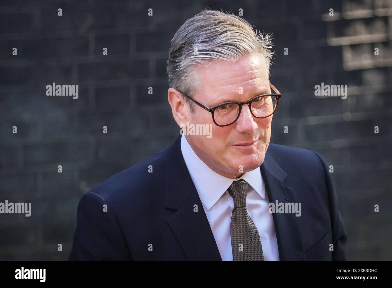 Sir Keir Starmer, Prime Minister of the United Kingdom, close up face ...