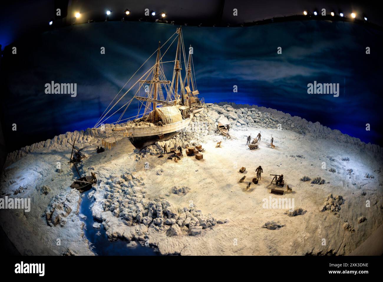 OSLO, Norway — The Fram Museum, set against the backdrop of the ...