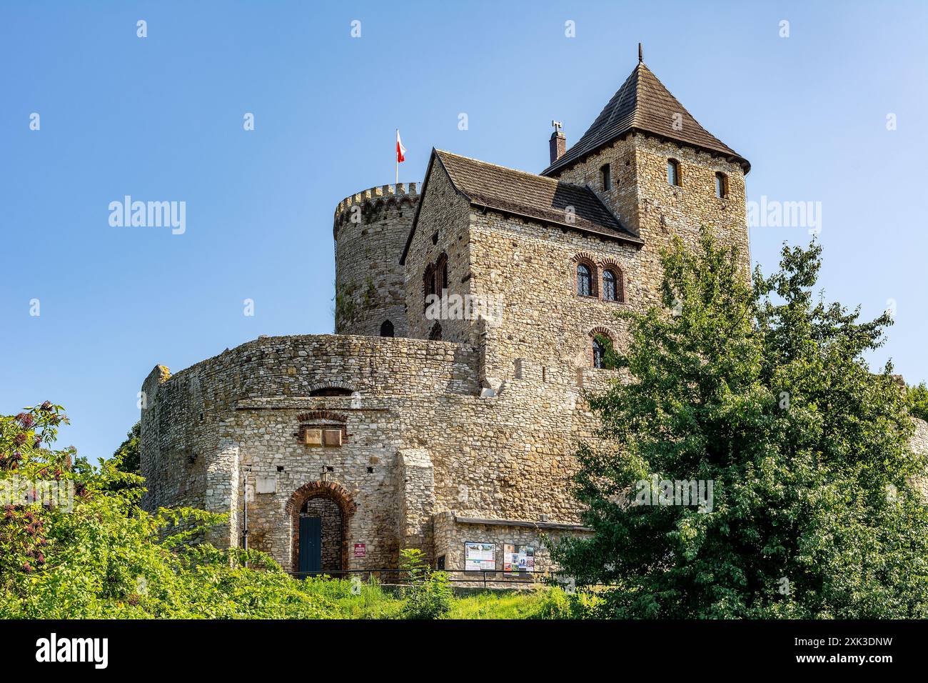 Castle from 14th century in Bedzin (Poland Stock Photo - Alamy