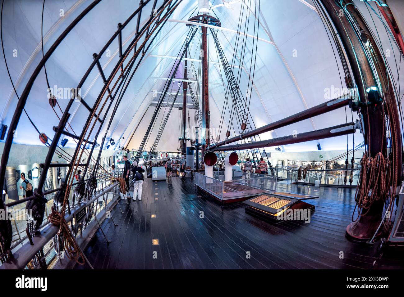 OSLO, Norway — The Fram Museum, set against the backdrop of the ...