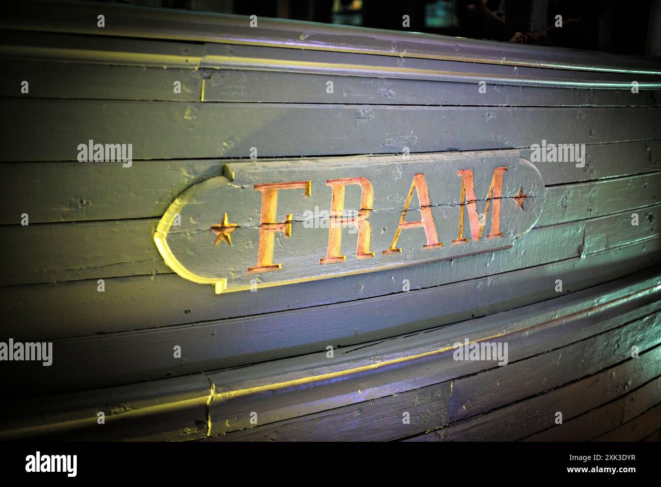 OSLO, Norway — The Fram Museum, set against the backdrop of the ...