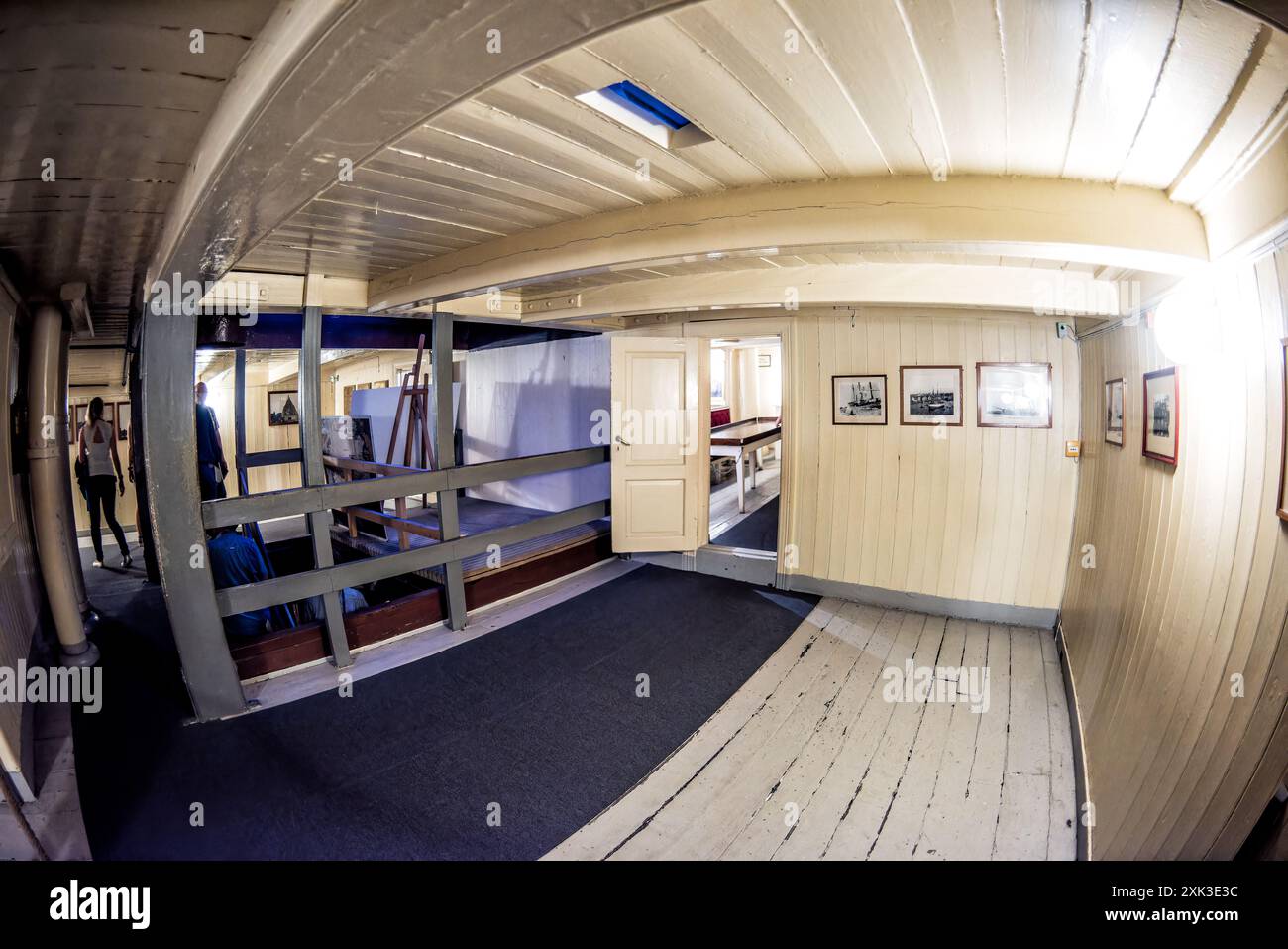 OSLO, Norway — Interior of the historic polar exploration ship, The ...