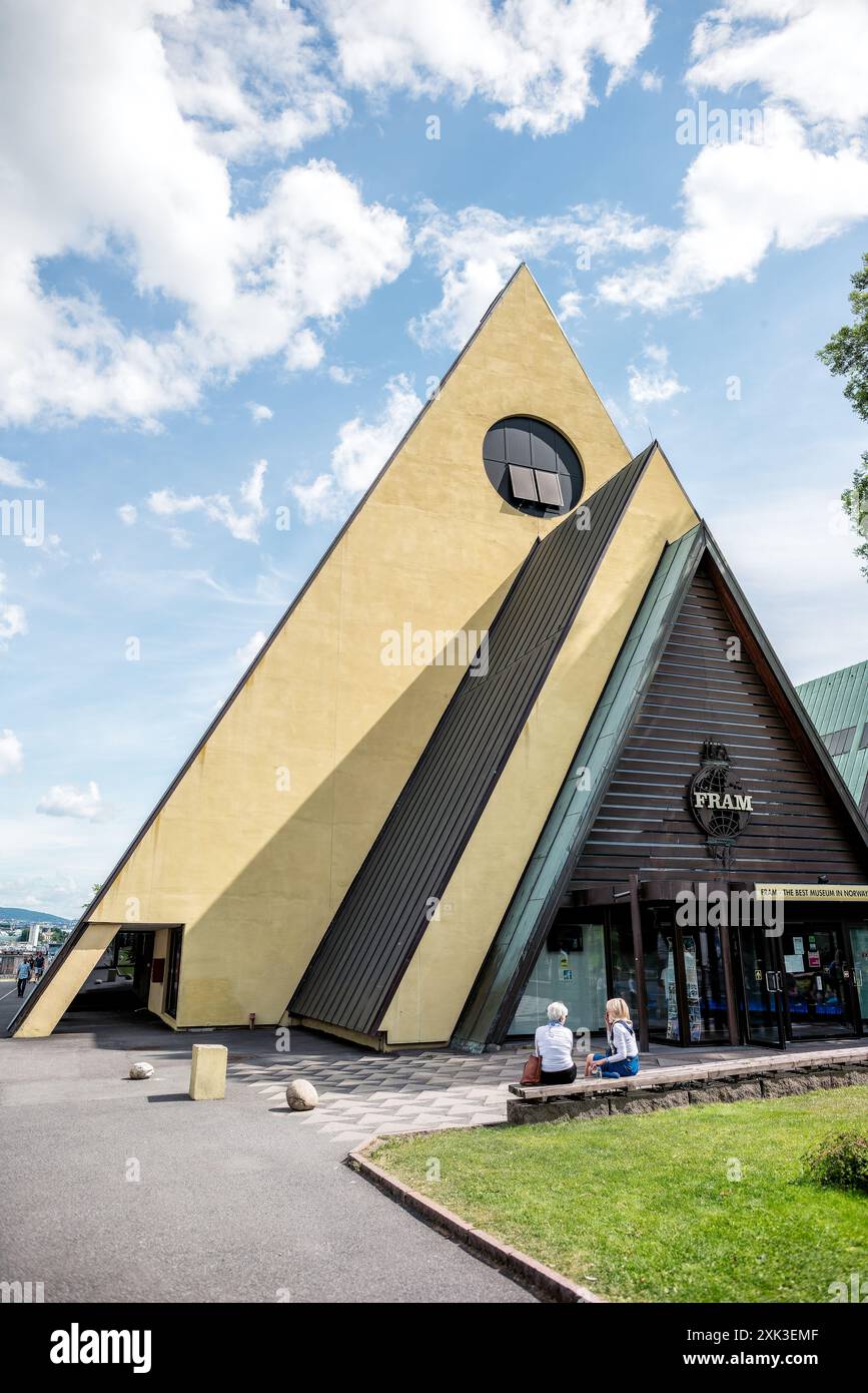 Fram Museum Exterior Oslo Norway // OSLO, Norway — The A-frame exterior ...