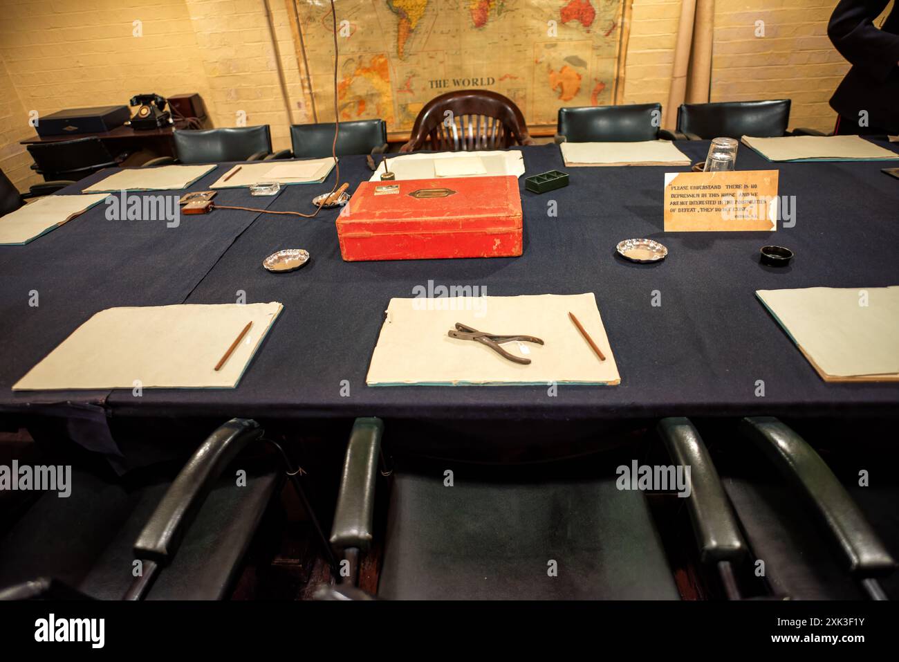 Cabinet war rooms london map hi-res stock photography and images - Alamy
