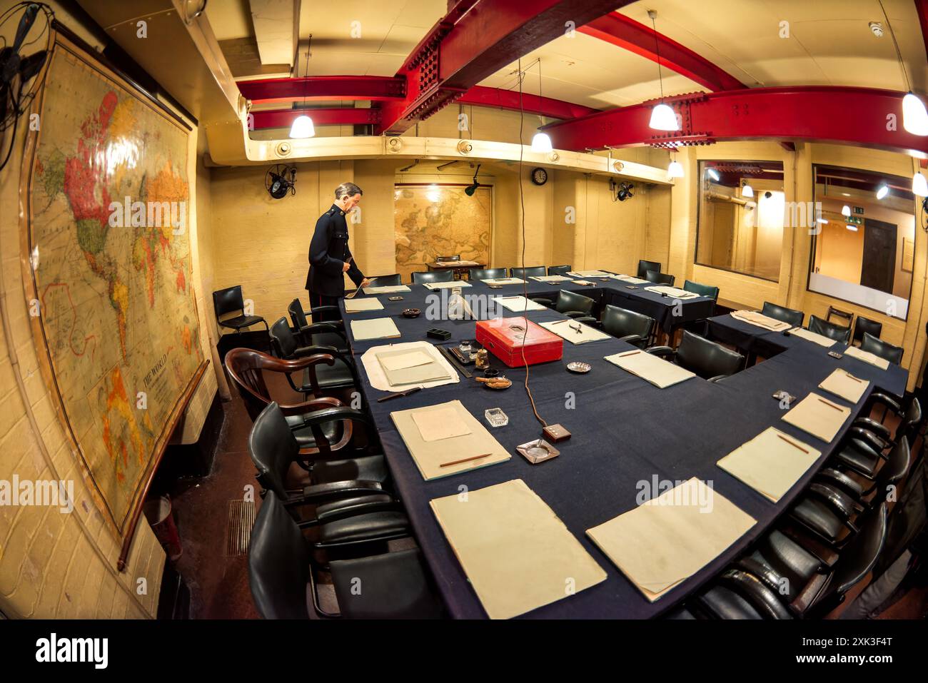 Cabinet war rooms london map hi-res stock photography and images - Alamy
