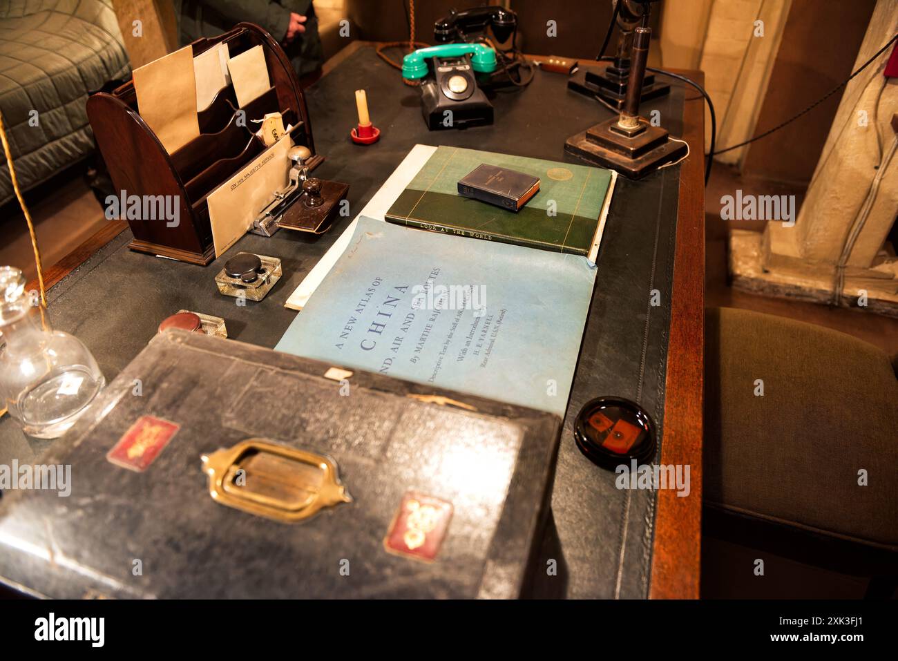 Churchill's war room map hi-res stock photography and images - Alamy