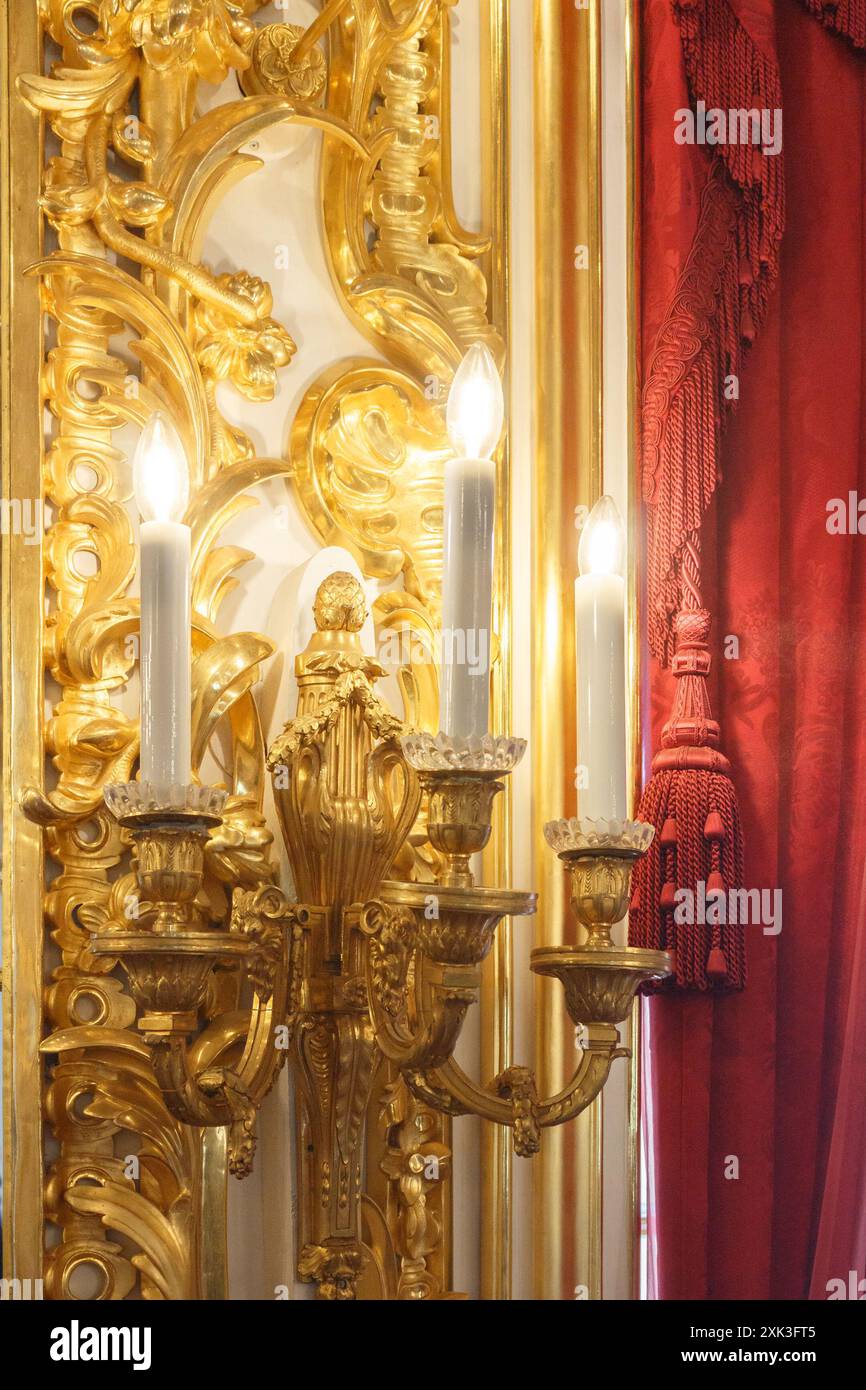 Part or element of the interior of the main Grand Palace on the ...