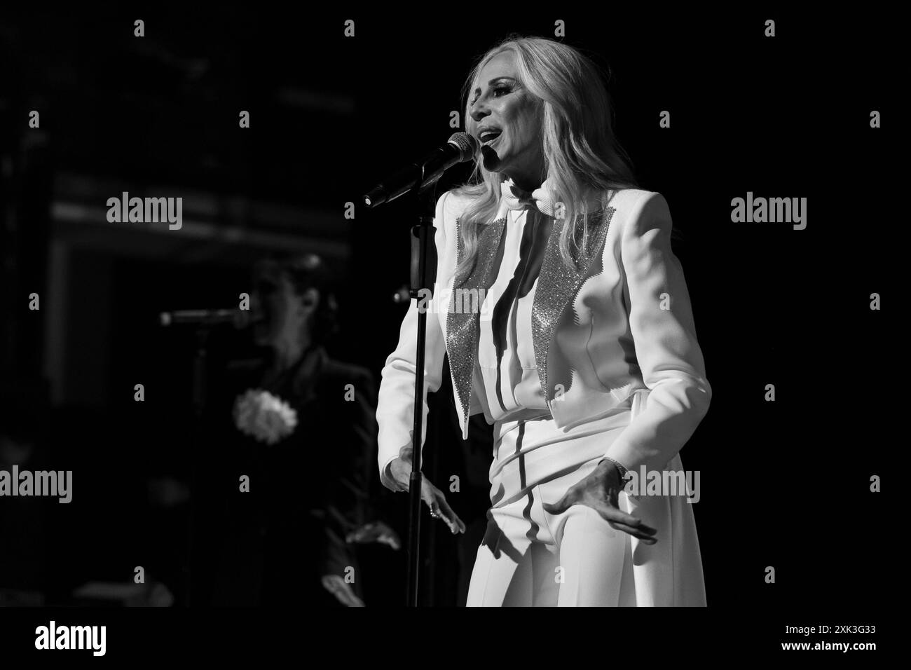 The singer Marta Sanchez performs on stage during the Universal Music ...