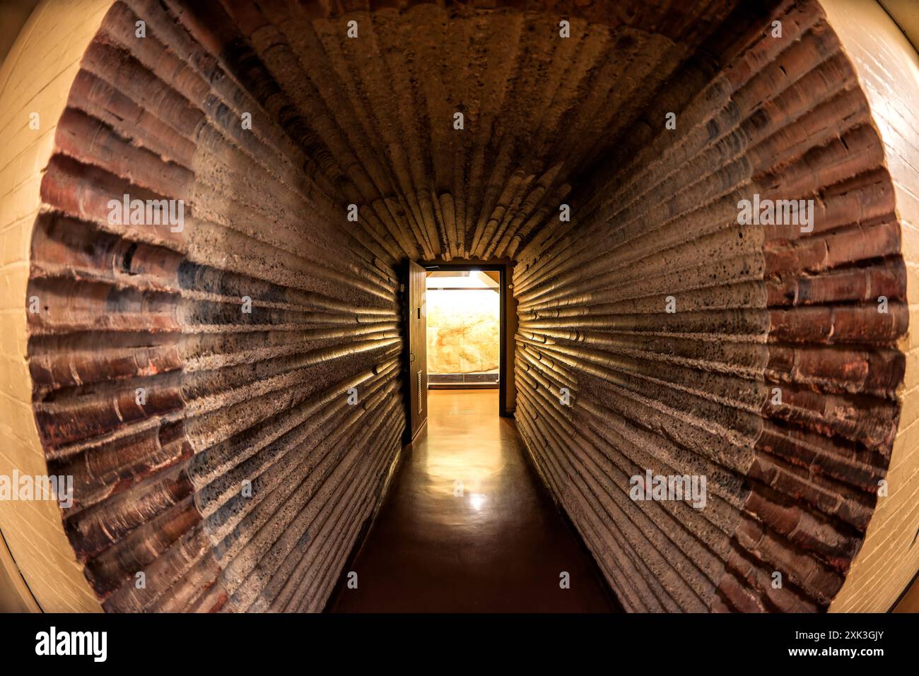 LONDON, United Kingdom — Fortified tunnel inside the historic Churchill ...