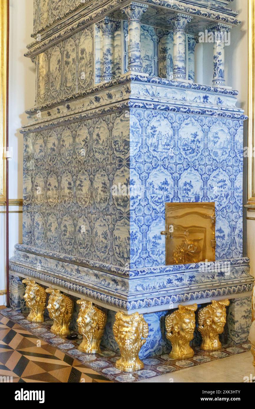 Part or element of the interior of the main Grand Palace on the ...
