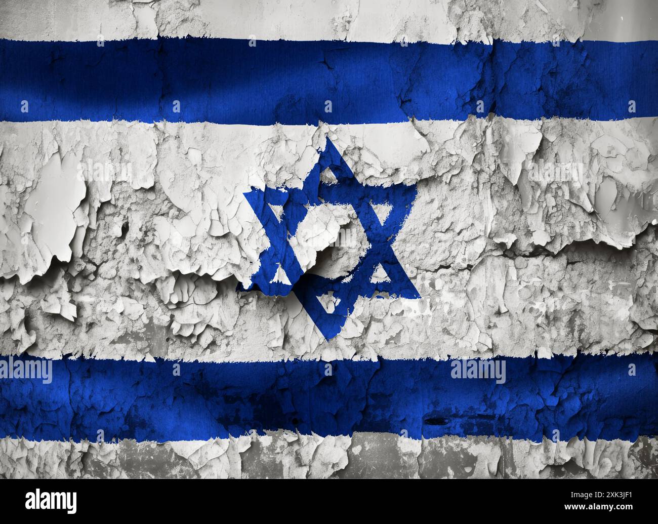 Israel flag - realistic waving fabric flag Stock Photo - Alamy