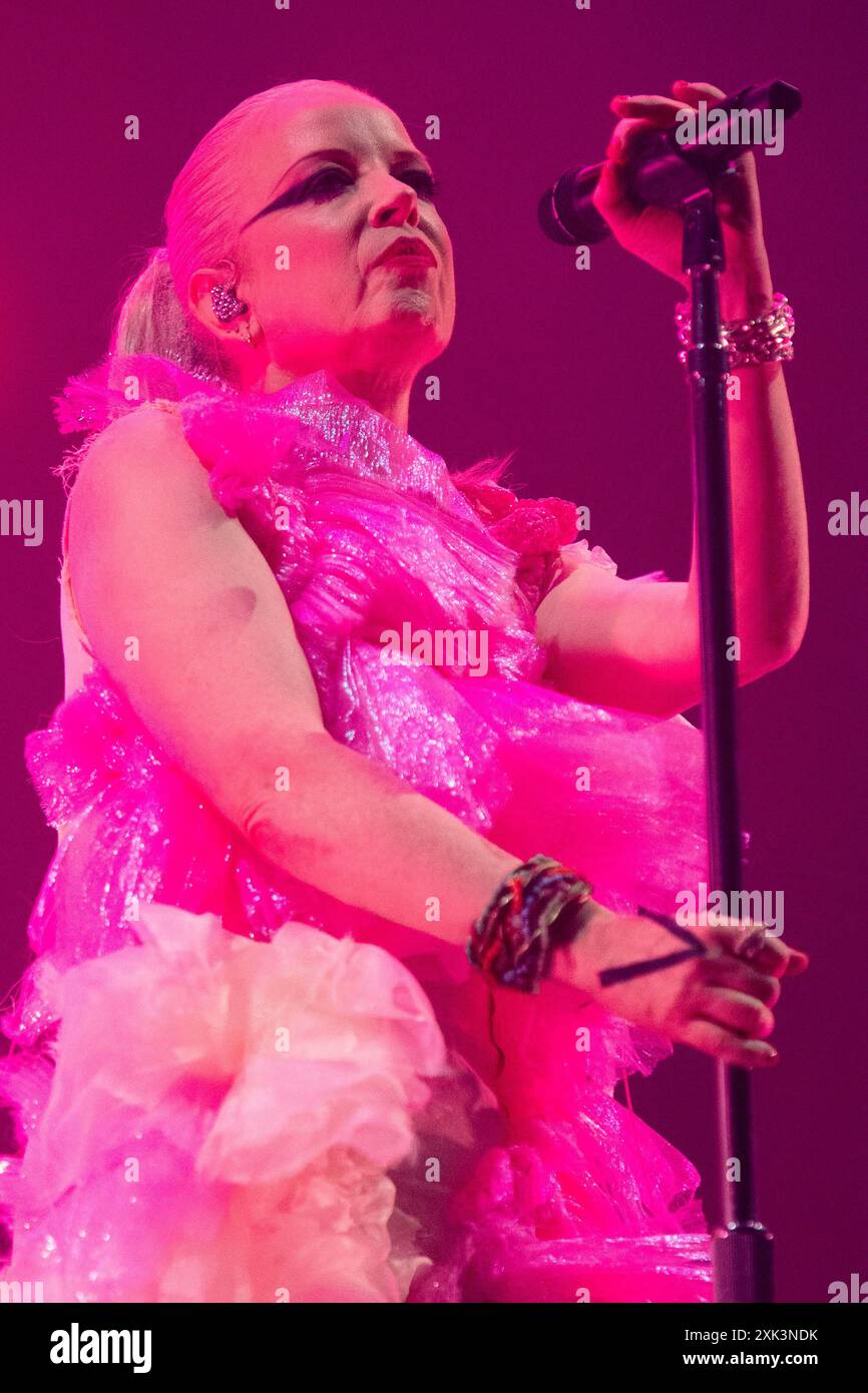 London, UK. 20 Jul 2024. Lead singer Shirley Manson of American Rock ...