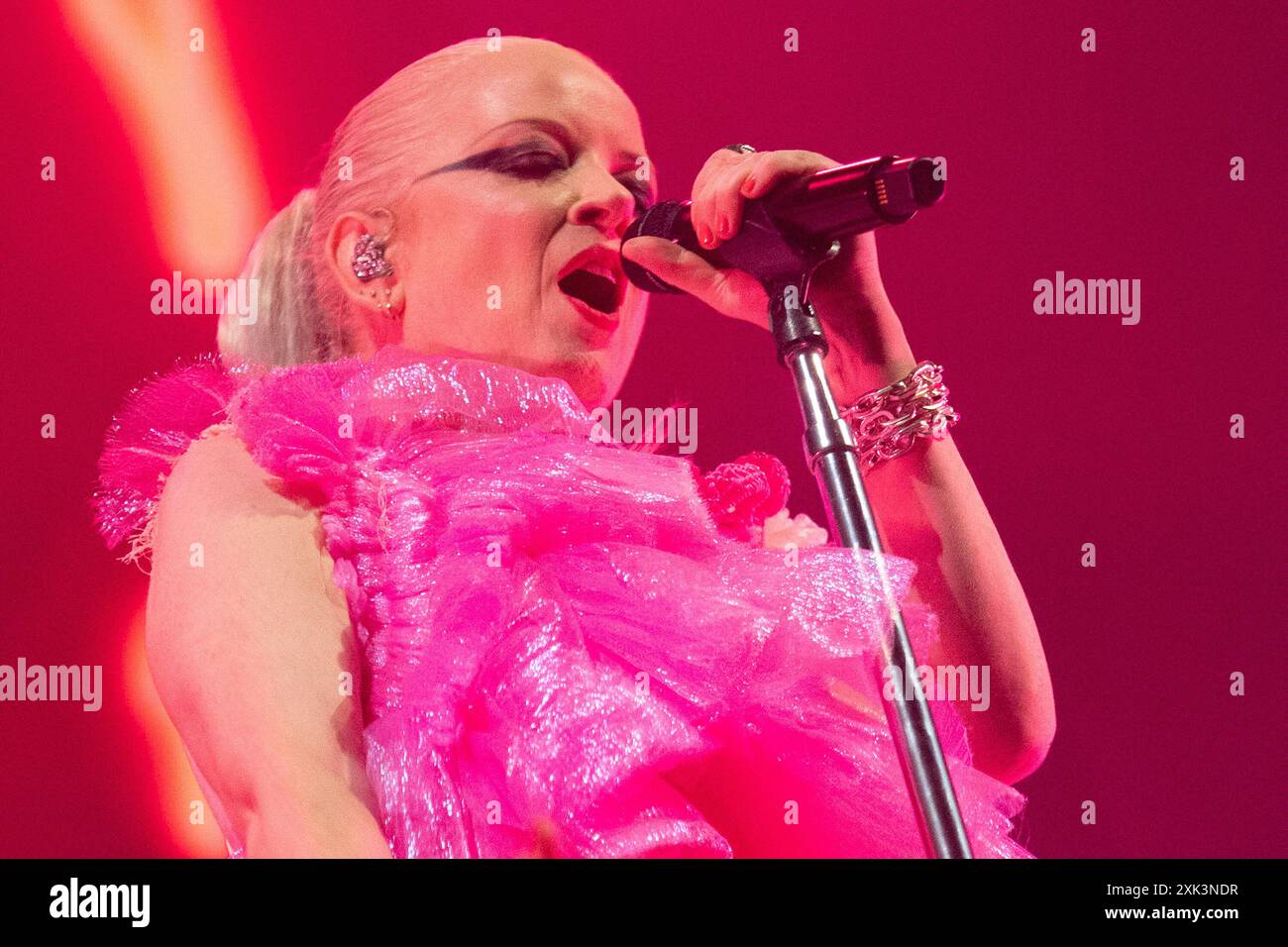 London, UK. 20 Jul 2024. Lead singer Shirley Manson of American Rock ...