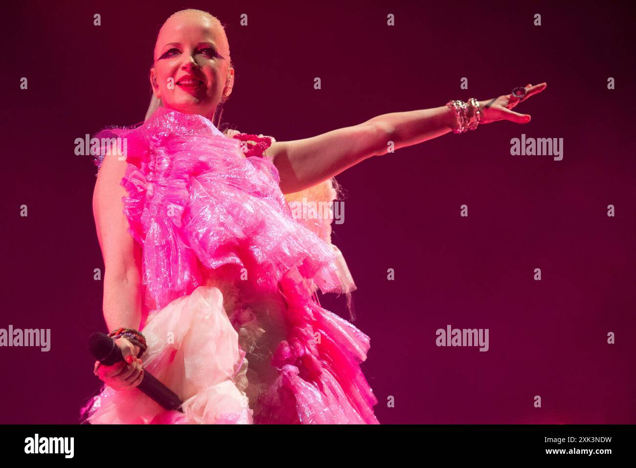 London, UK. 20 Jul 2024. Lead singer Shirley Manson of American Rock ...