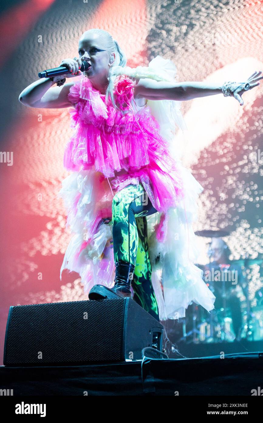 London, UK. 20 Jul 2024. Lead singer Shirley Manson of American Rock ...