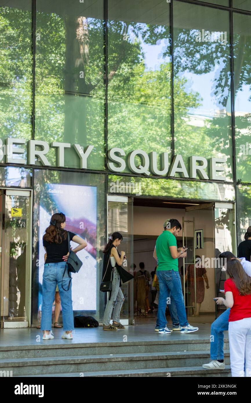 Tbilisi, Georgia - 23 JUNE, 2024: The Tbilisi Metro is a rapid transit ...