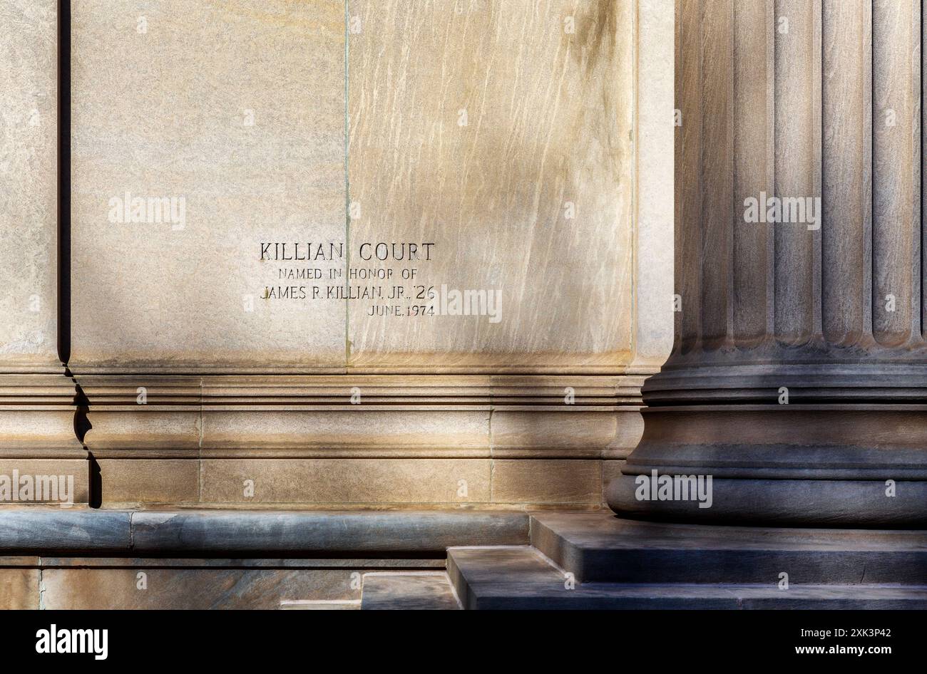 Cambridge, Massachusetts, USA - February 22, 2024: Killian Court ...