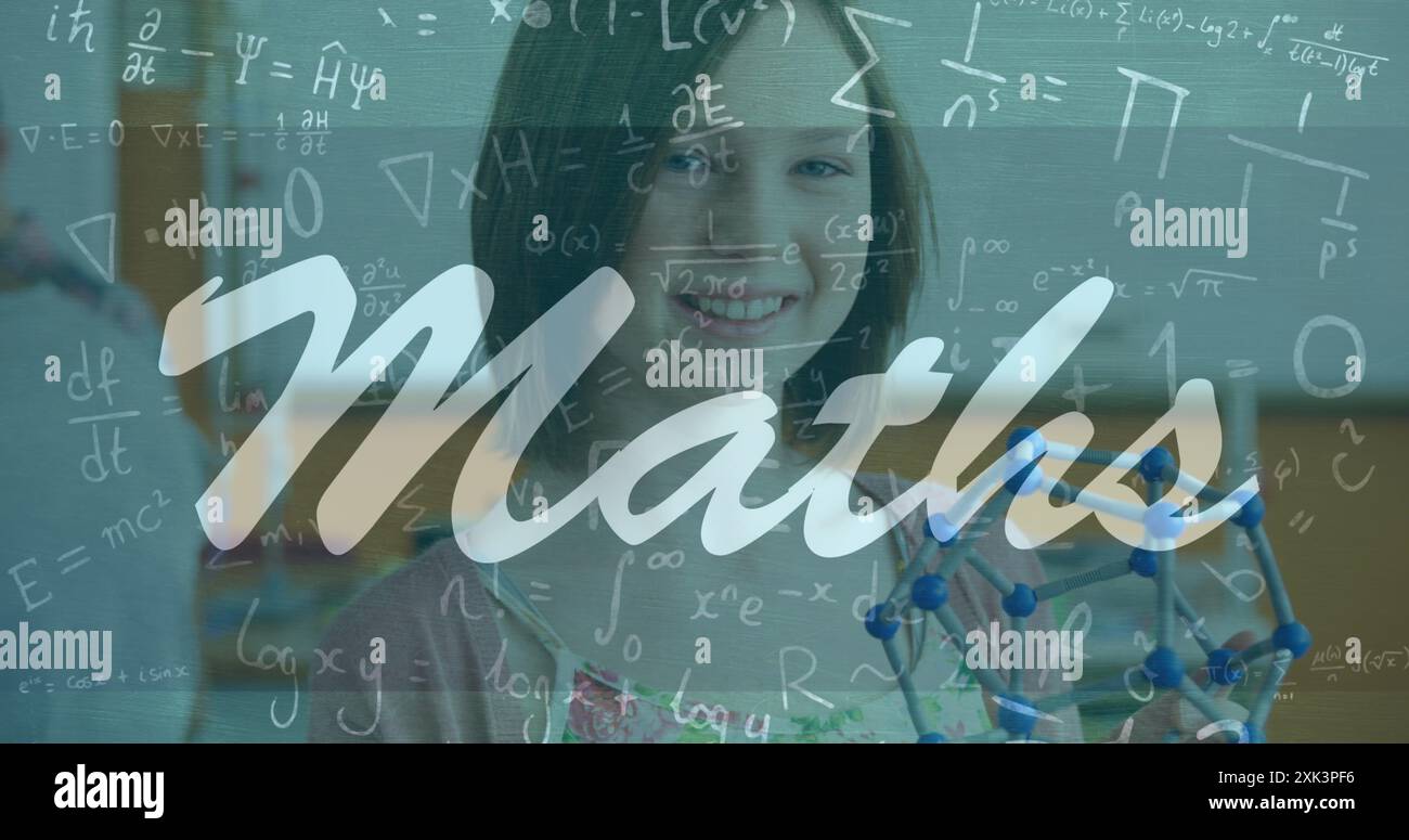 Animation mathematical equations math text hi-res stock photography and ...