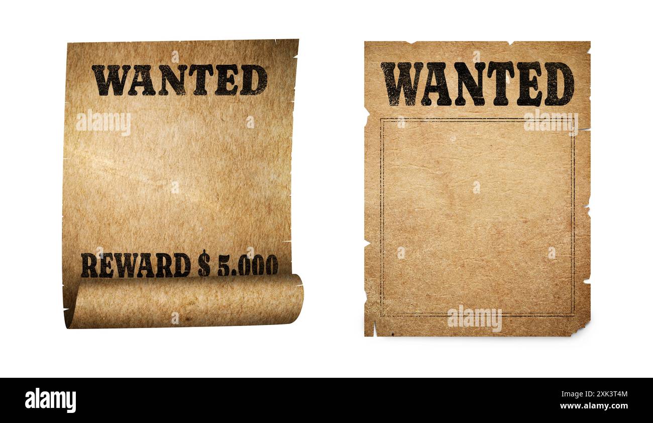 Old western wanted posters hi-res stock photography and images - Alamy