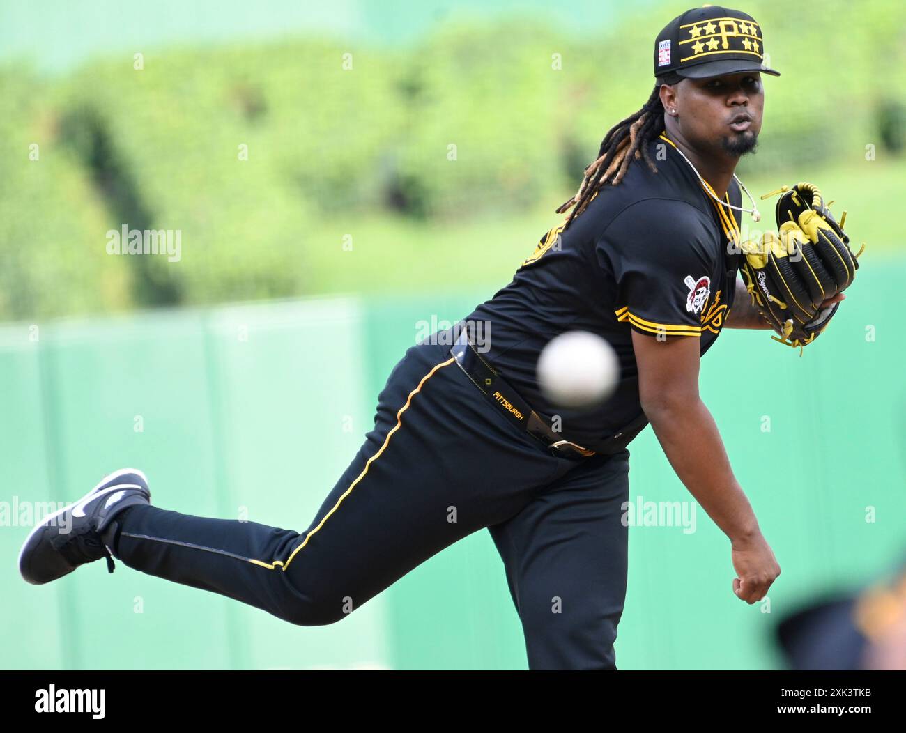 Pittsburgh, United States. 20th July, 2024. Pittsburgh Pirates pitcher ...