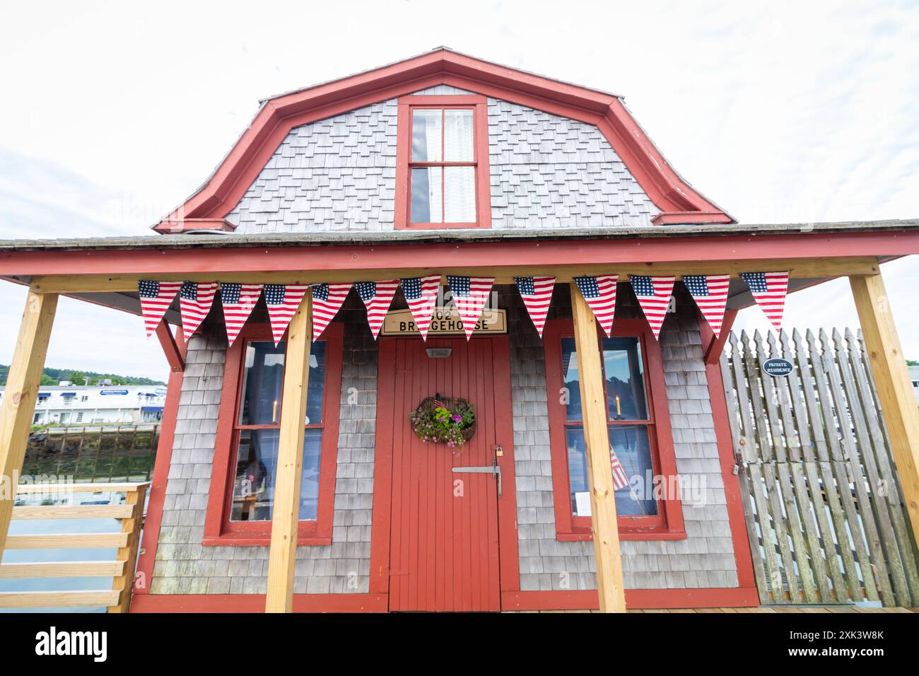 Boothbay Harbor, ME / USA - July 7, 2024 - The Boothbay Harbor ...