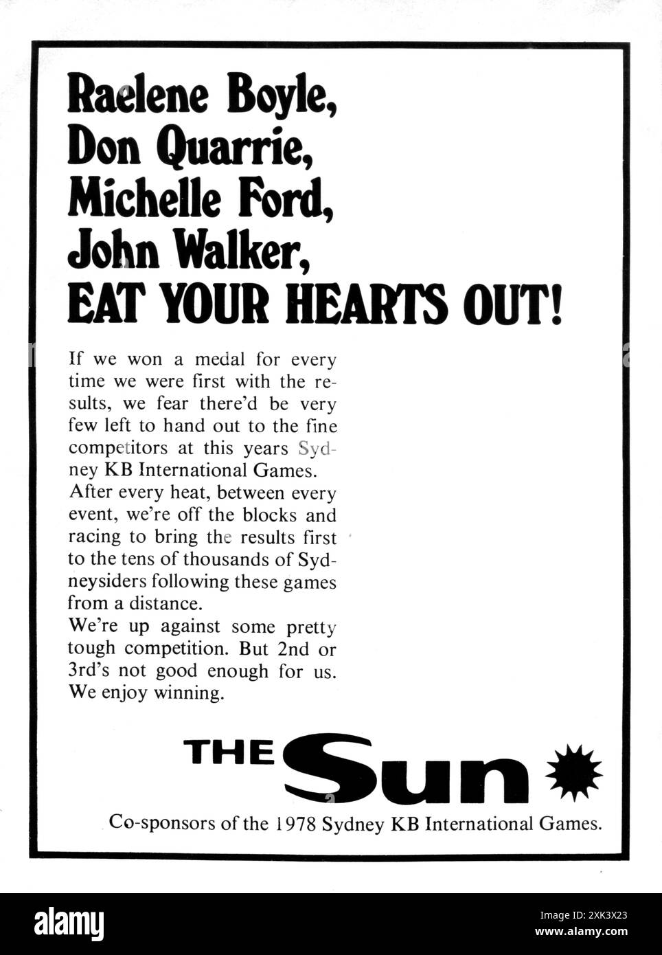 1978 advertising Black and White Stock Photos & Images - Alamy