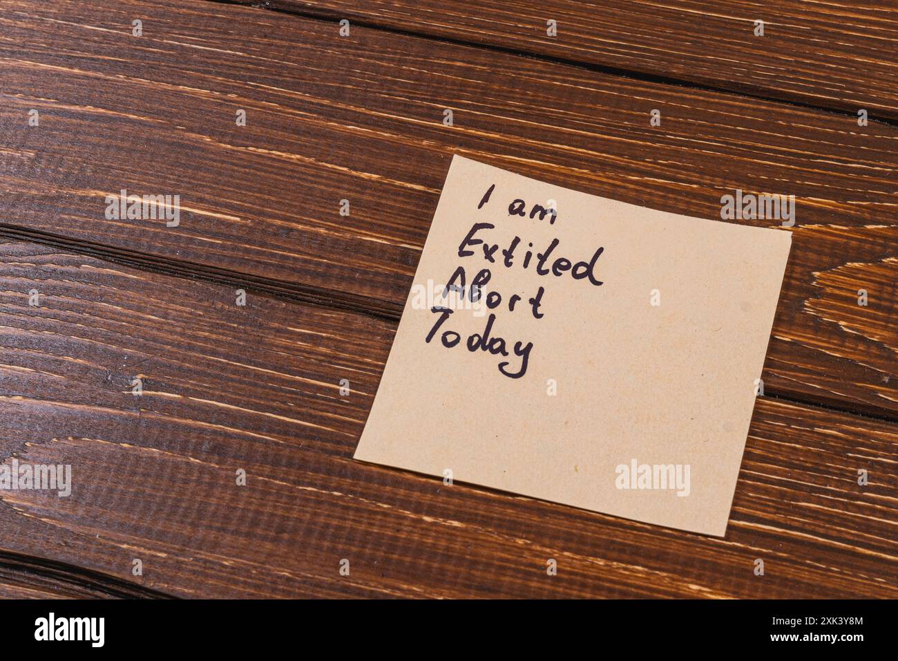 Positive messages on a desk Photo Stock Photo - Alamy