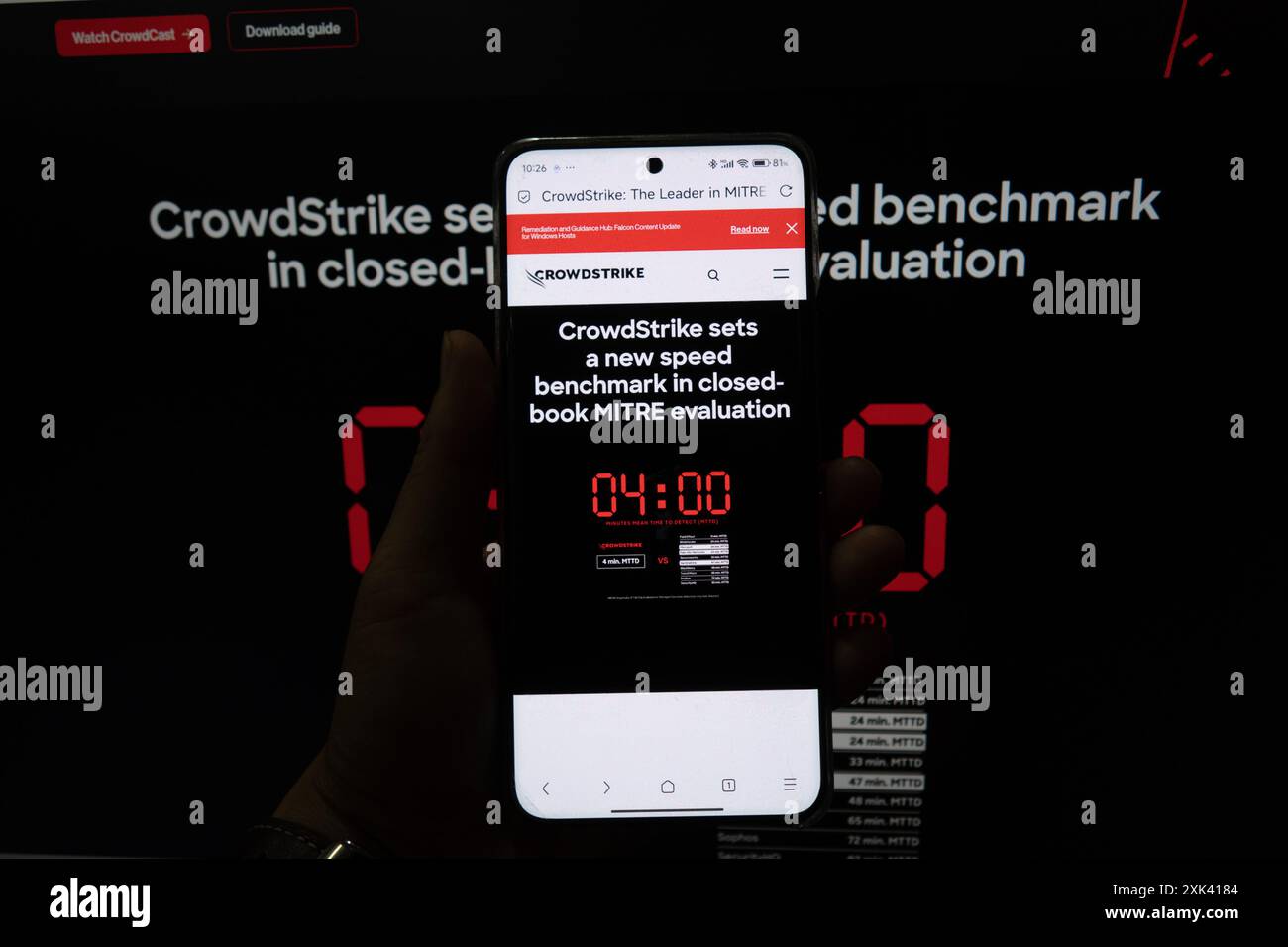 Crowdstrike blue screen of death hi-res stock photography and images ...