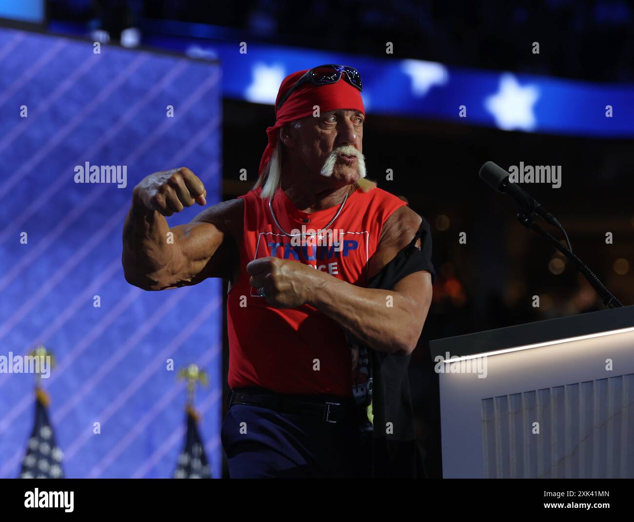 Milwaukee, Wisconsin, U.S.A. 18th July, 2024. HULK HOGAN, the retired ...