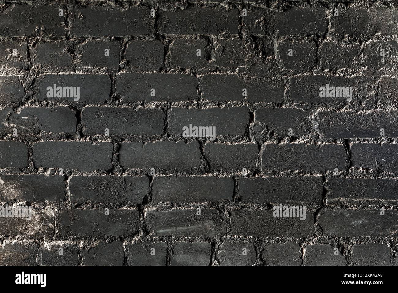 Black Grunge Burned Brick Wall Texture Closeup Stock Photo - Alamy