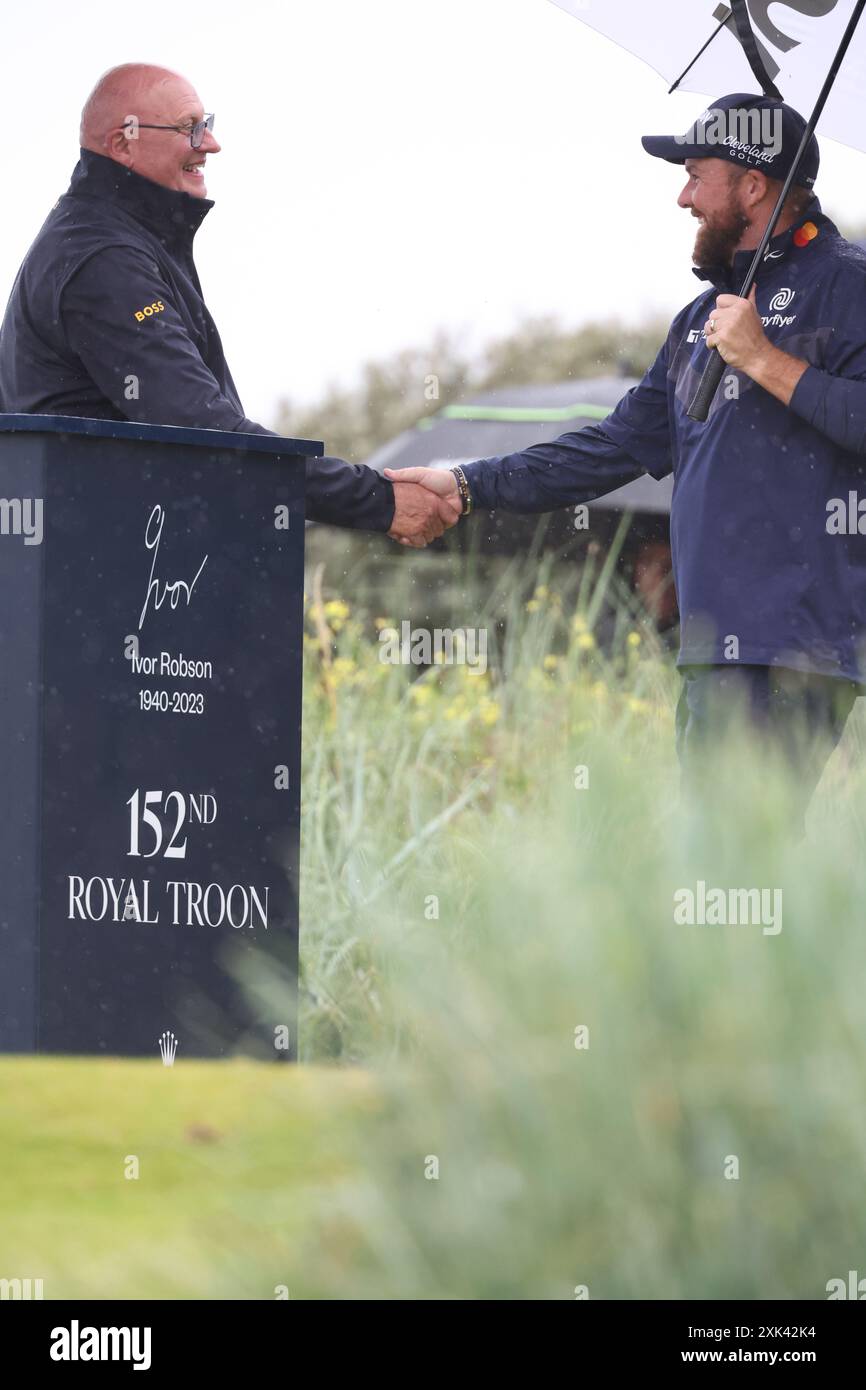 Troon, Scotland, UK. 20th July, 2024. Ireland's Shane Lowry during the day 3 of the 2024 British ...