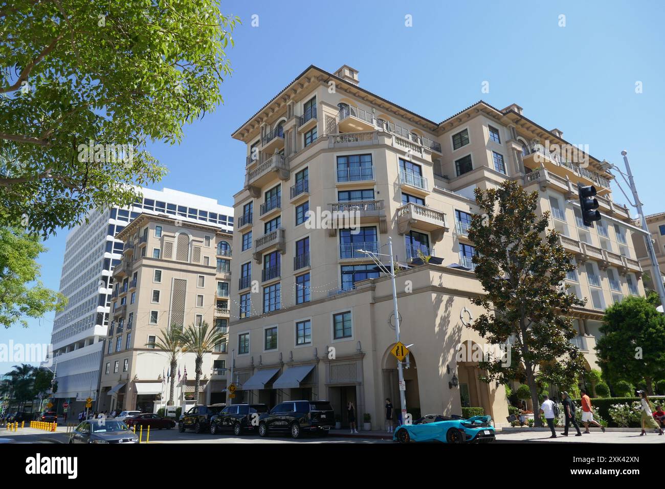 Beverly Hills, California, USA 20th July 2024 The Maybourne Hotel at ...