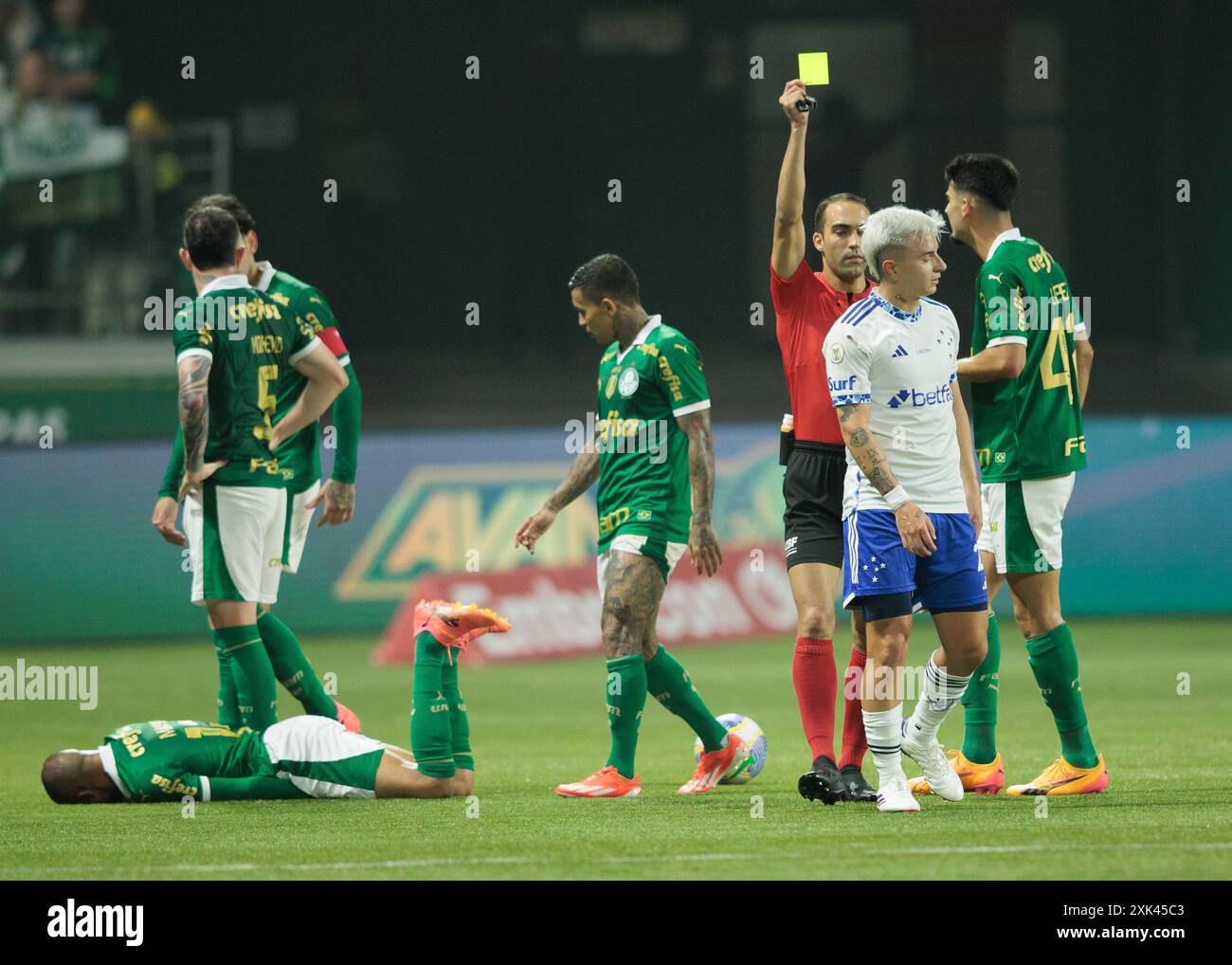 Sao Paulo, Brazil. 20th July, 2024. Soccer Football - Brazilian Championship – Palmeiras v ...