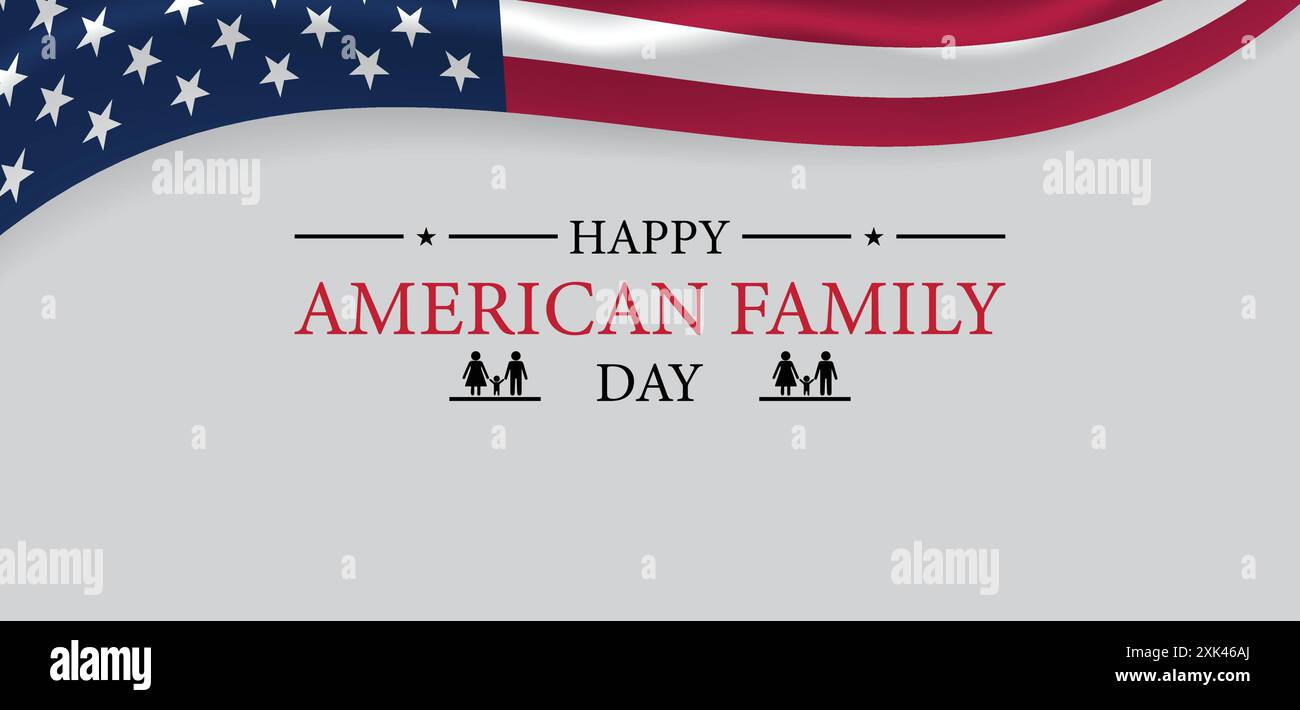 Celebrating Unity American Family Day Stock Vector Image & Art - Alamy