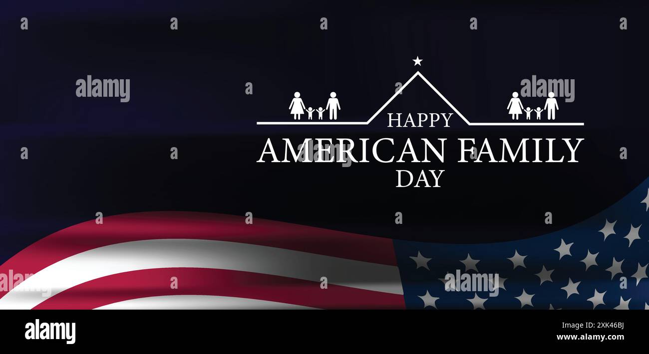 Celebrating Unity American Family Day Stock Vector Image & Art - Alamy