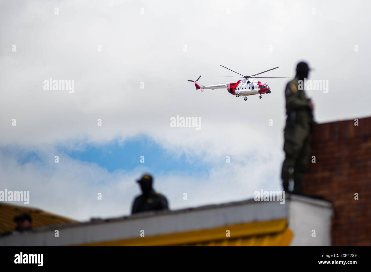 The colombian army Mil-MI-17 used during the rescue of hostage Ingrid ...