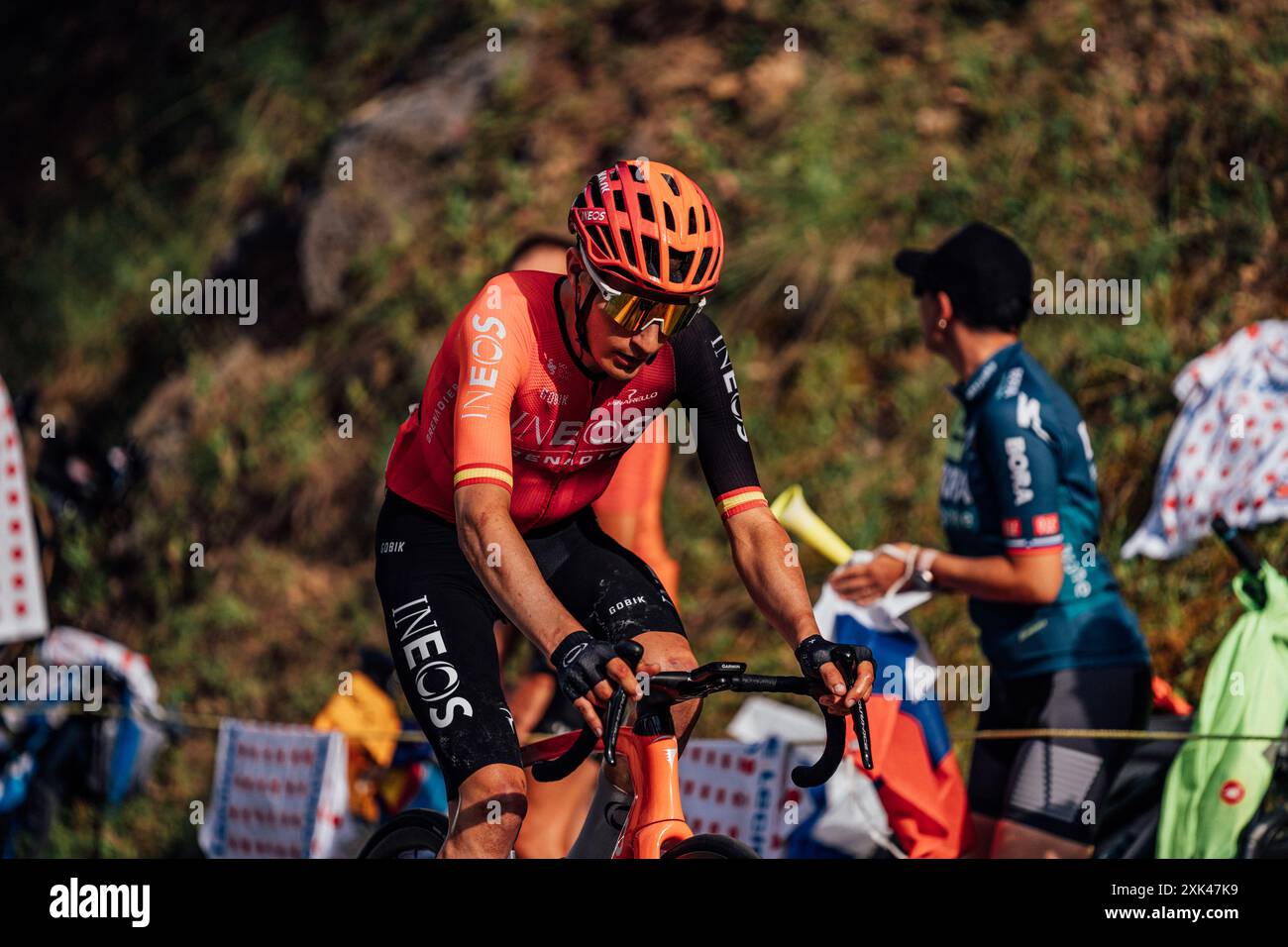 Nice - Col de la Couillole, France. 20th July, 2024. Picture by Zac ...