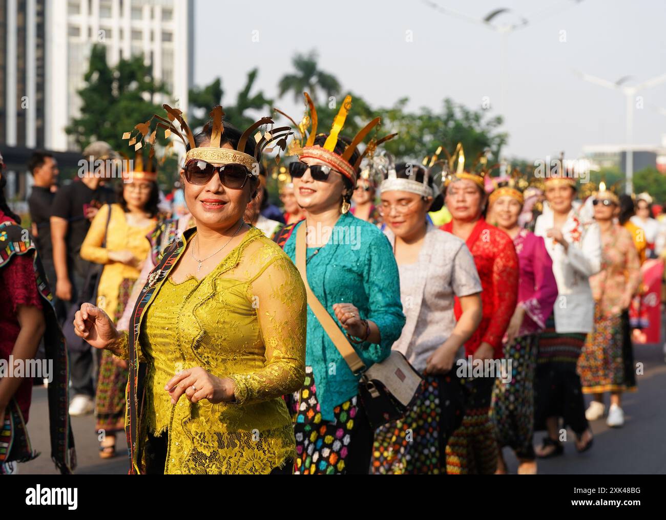Central Jakarta, Dki Jakarta, Indonesia. 21st July, 2024. Dozens of ...
