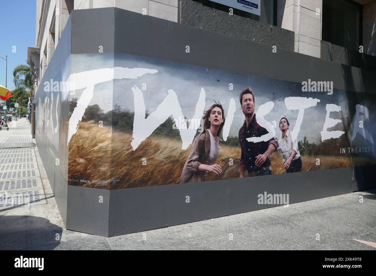 Los Angeles, California, USA 19th July 2024 Twisters Mural Billboard on ...