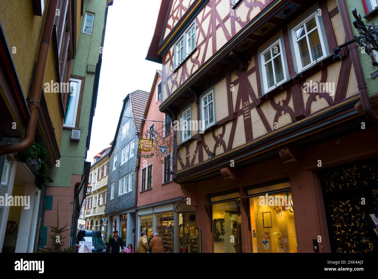 city center - Wertheim, Germany Stock Photo - Alamy