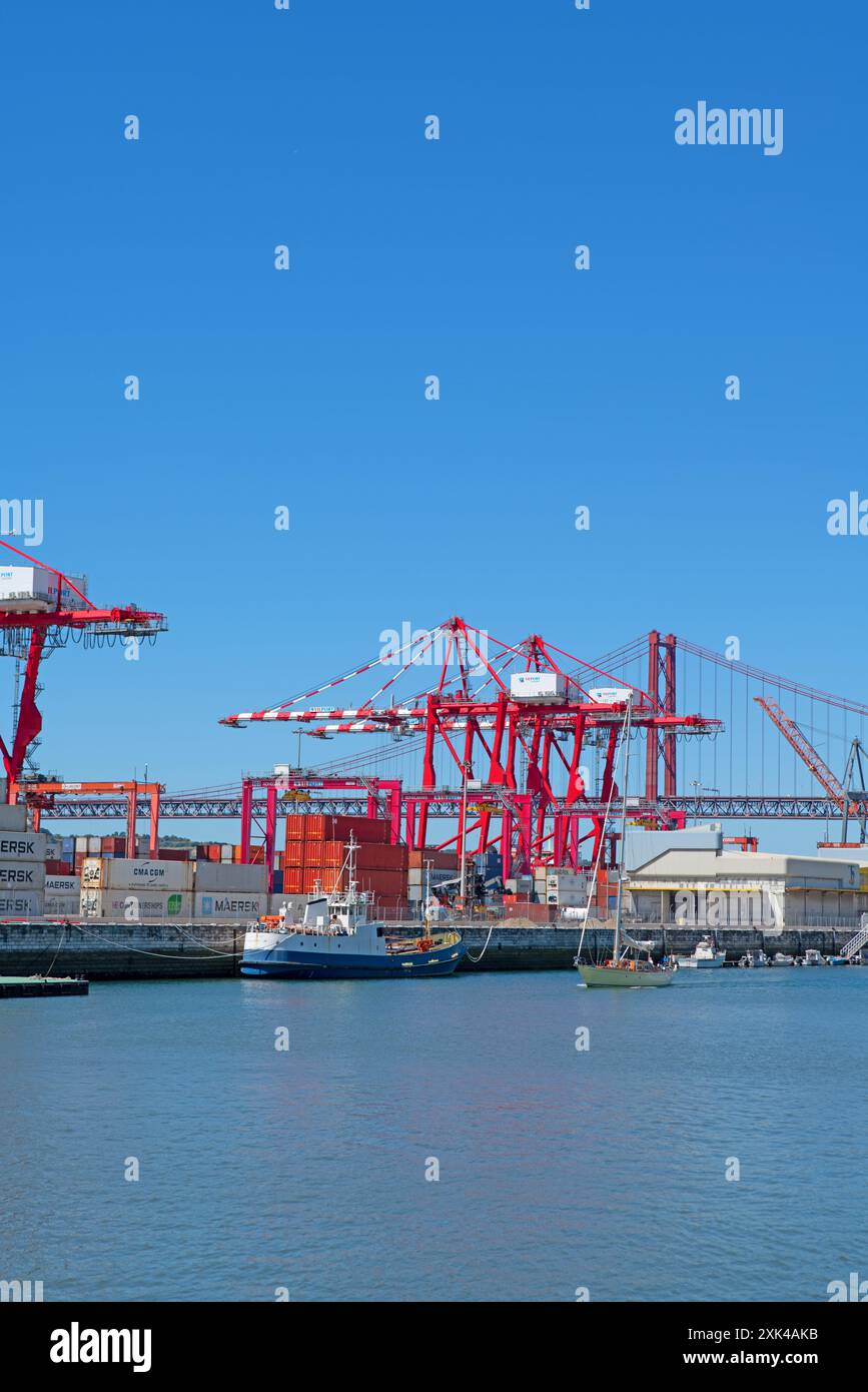 Lisbon , Portugal , 22 June 2024. The Port of Lisbon - Porto de Lisboa ...