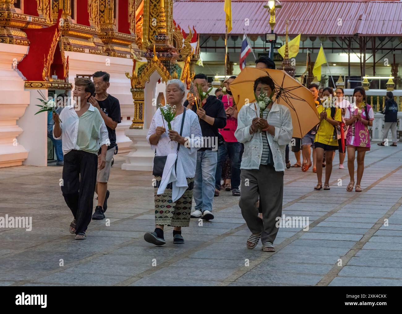 Bangkok, Thailand. 20th July, 2024. People are seen walking around the ...
