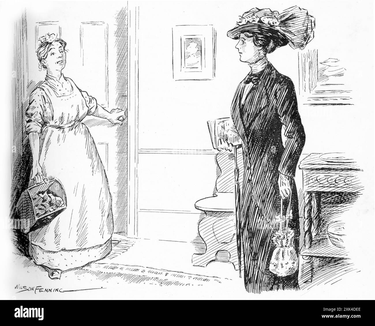 Mature women discussing work in Cut Out Stock Images & Pictures - Alamy