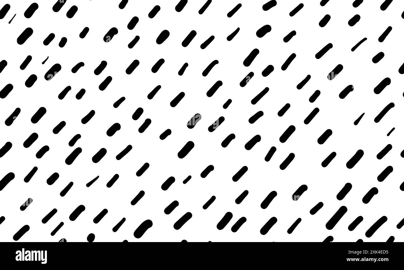 Simple small dash background. Seamless vector pattern. Hand drawn noise ...