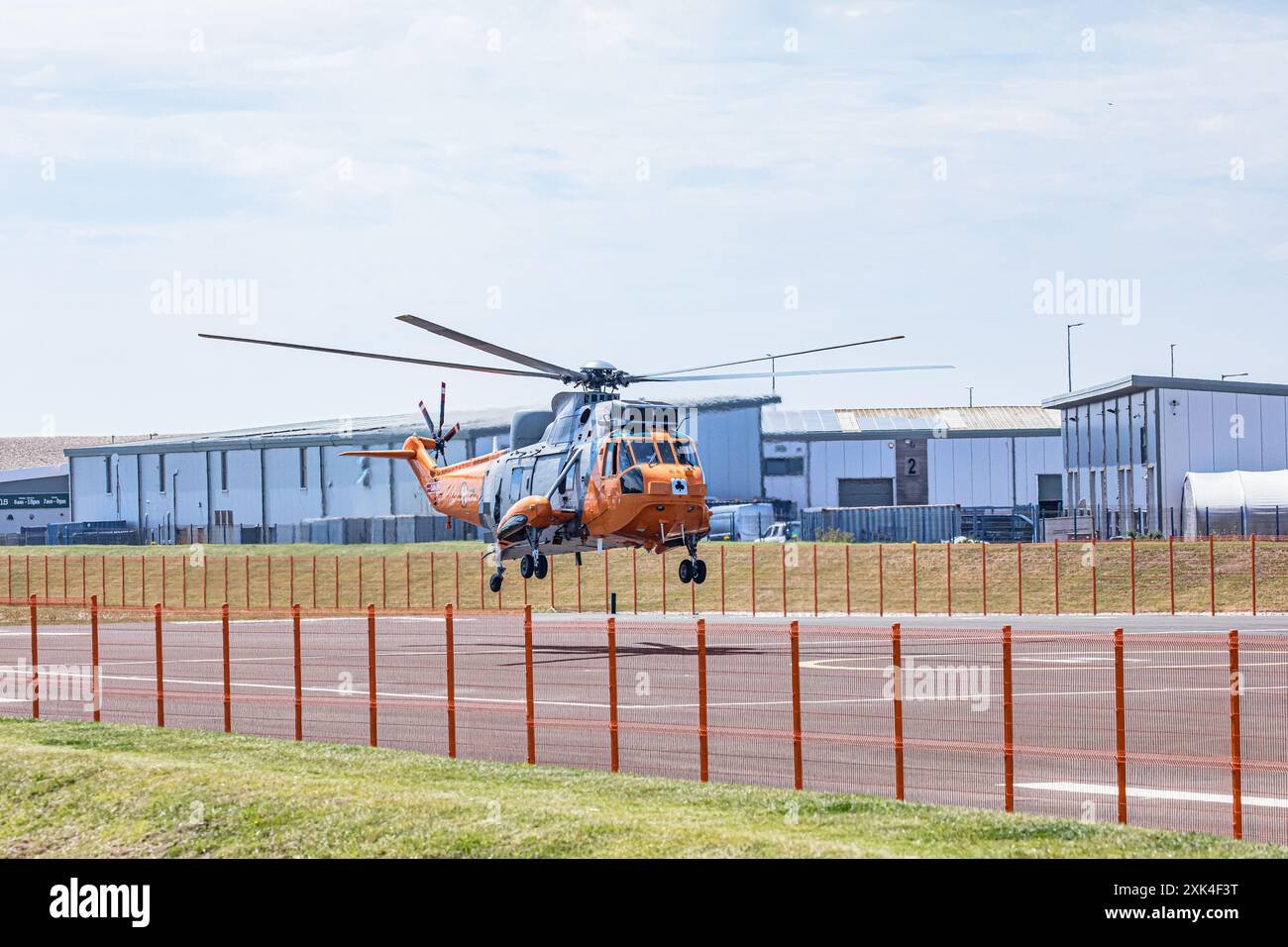 Westland Sea King XV666 “Damien” during a training flight at ...