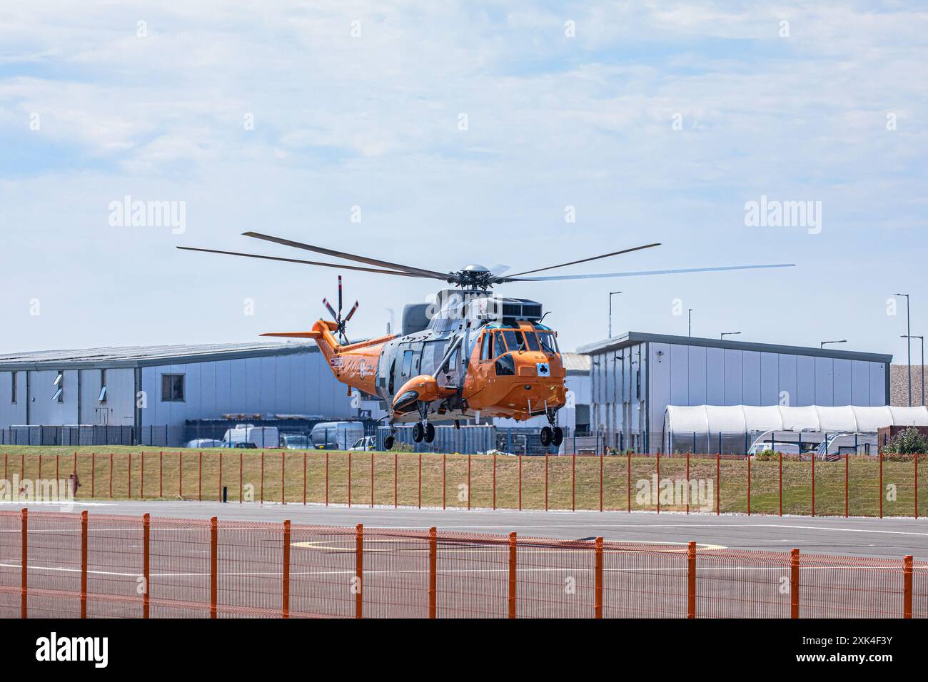 Westland Sea King XV666 “Damien” during a training flight at ...