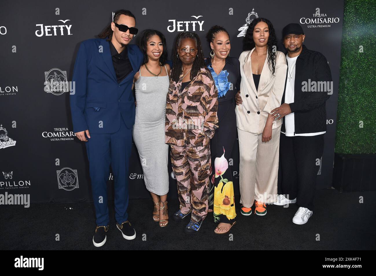 Mason Dean, from left, Amarah Dean, Whoopi Goldberg, Alex Martin Dean ...