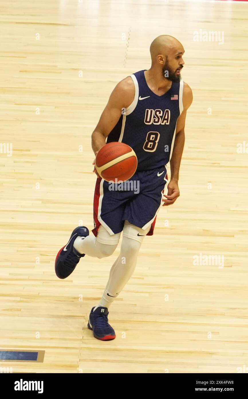 Derrick WHITE Team Usa during the International Friendly basketball ...