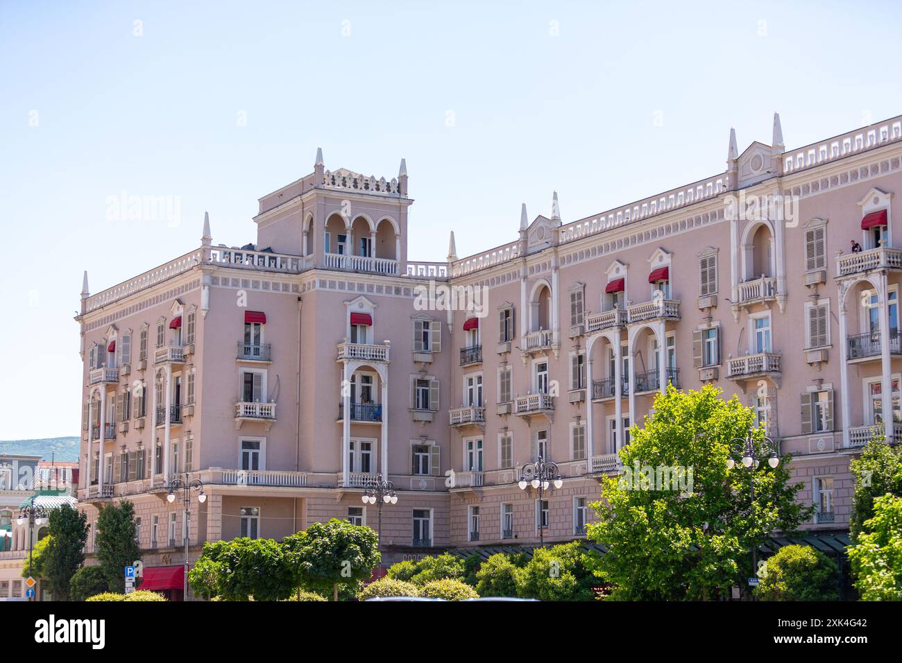 Tbilisi, Georgia - 22 JUNE, 2024: Marjanishvili Square is a major ...